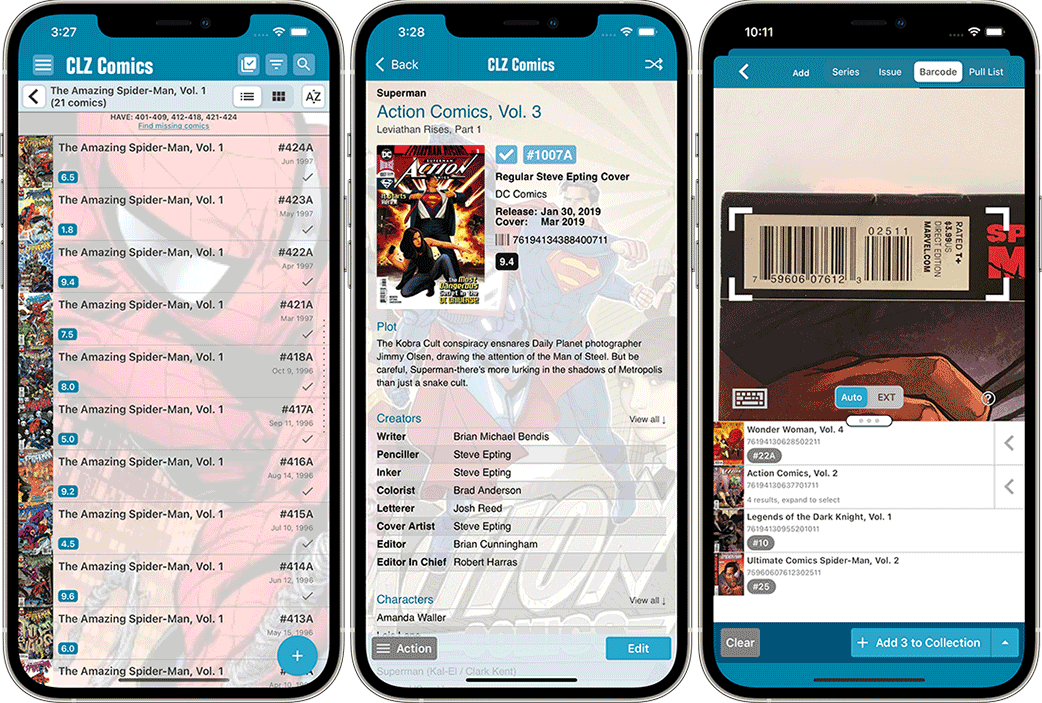 Comic Database App / Software, catalog your comic collection - CLZ.com
