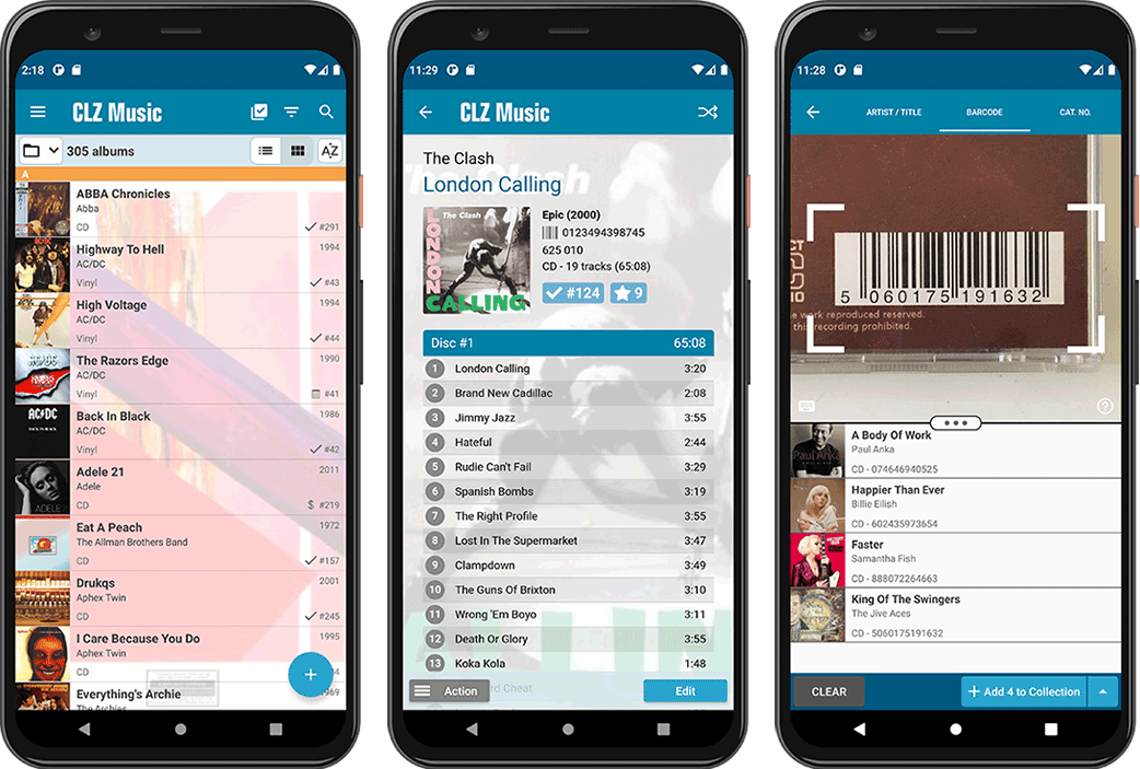 Music Inventory App / Software - catalog CDs and vinyl records - CLZ.com