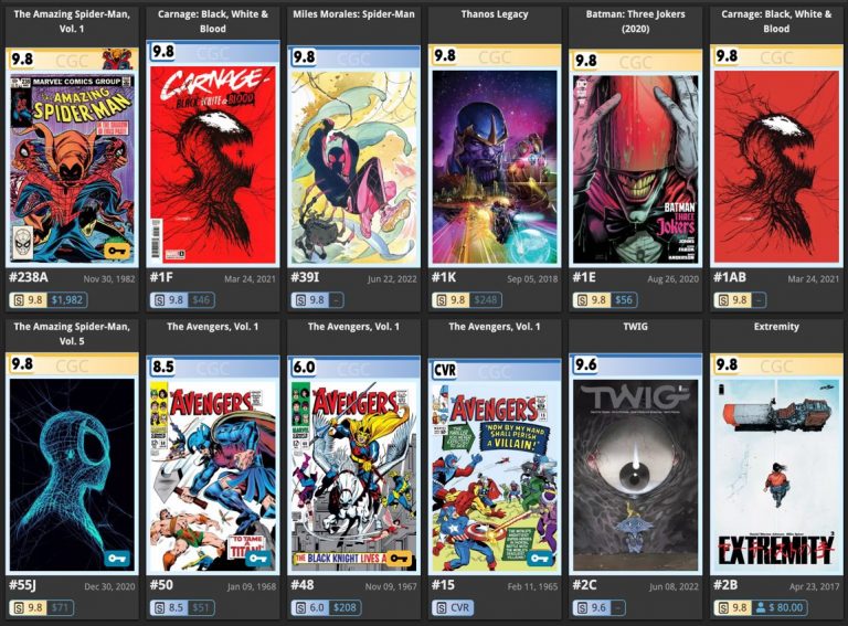 Three new slab-related fields, plus a new look for slabs! - CLZ Comics ...