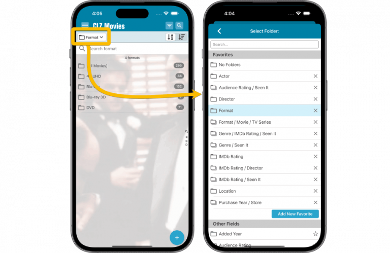 v8.0: Use multiple folder levels - CLZ Movies Mobile - CLZ.com